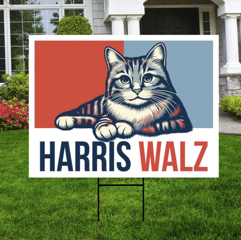 Harris Walz 2024 Obviously Yard Sign - Official Harris Walz